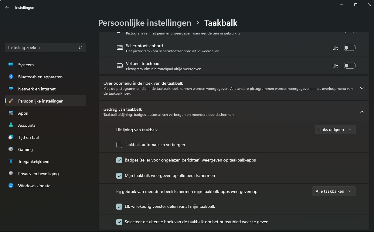 Het Windows 11 startmenu weer op de oude plek uitlijnen – Torries